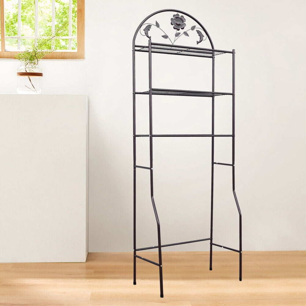 Mkyiongou 3 Tier Bathroom Toilet Bathroom Storage Holder Free Standing ...