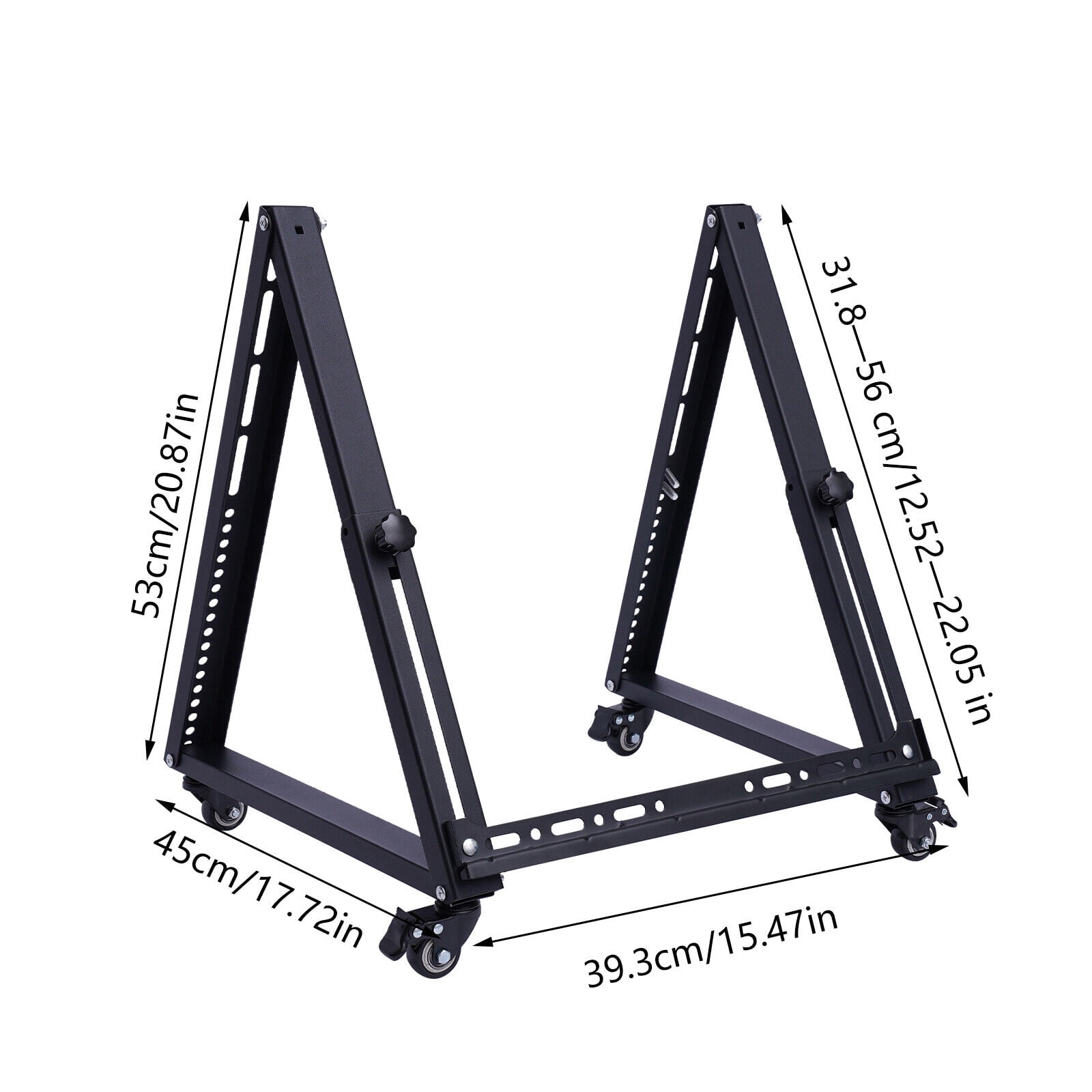 Mkyiongou Low Height Triangular Mobile TV Stand,Monitor Floor Stand ...