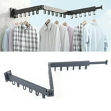 Mkyiongou Wall Mounted Clothes Drying Rack Organizer 360 ° Rotating ...