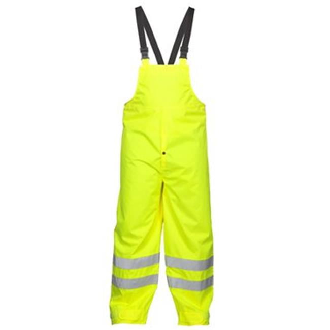 Ml Kishigo B61829173 Storm Stopper Rainwear Bib, Lime - Small & Medium ...