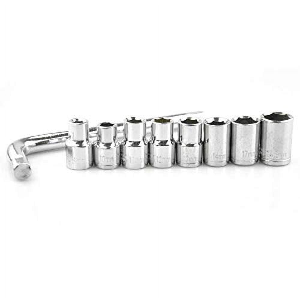 Mld Garage Set Spark -Plug Socket Ratchet Handle 10 Pcs Set (10,11,12 ...