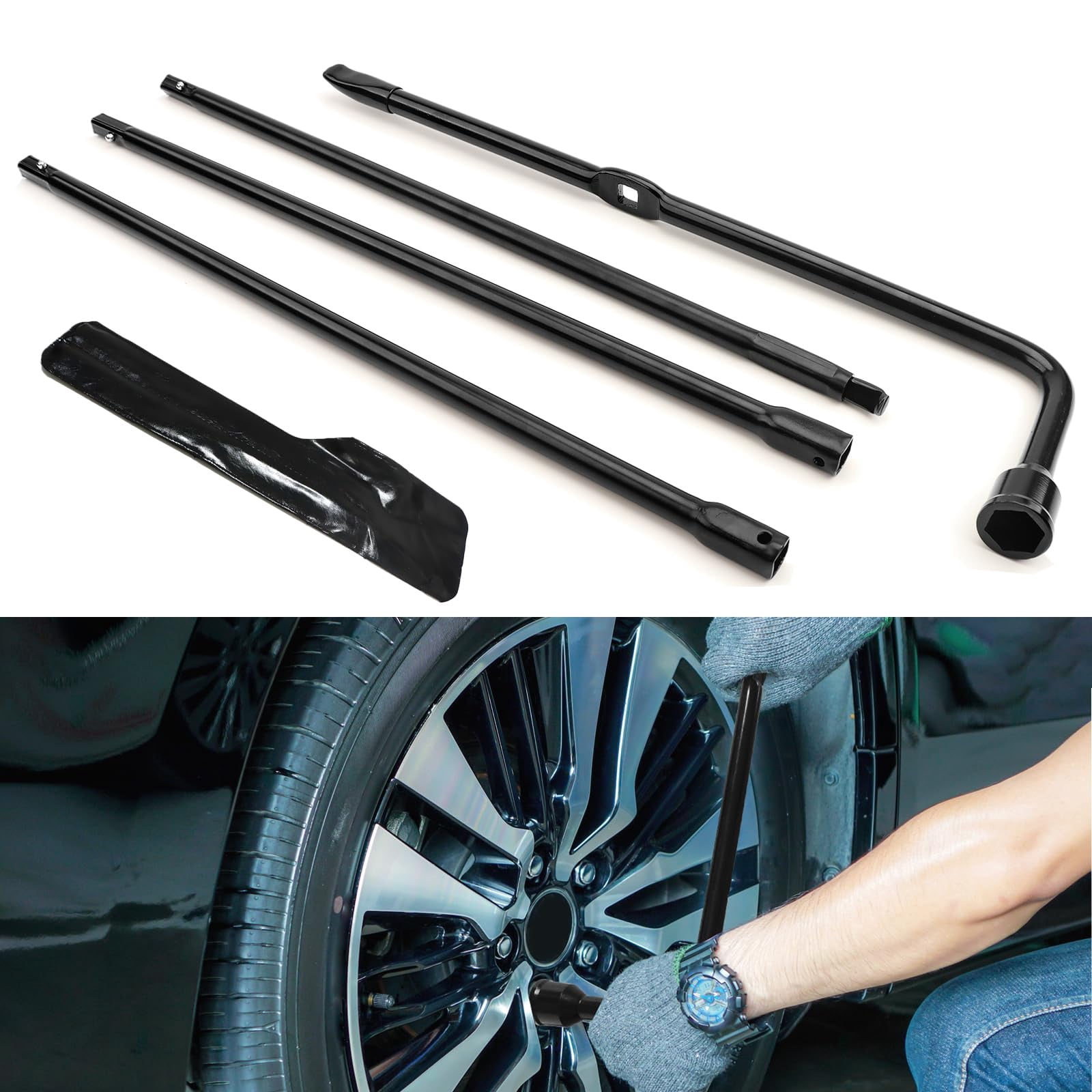 Mlijzard Spare Tire Tool Kit Compatible with 2008 to 2016 F250 F350 ...