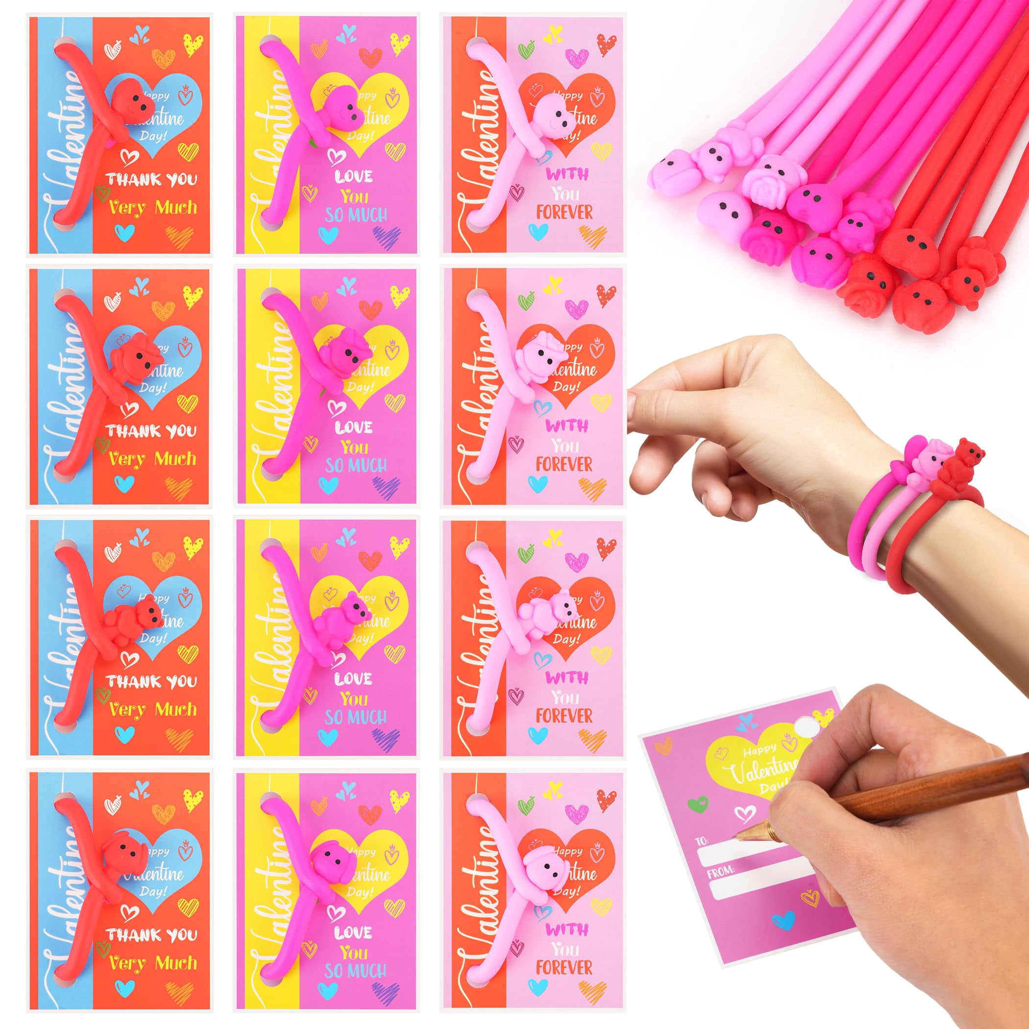 Mljsh Day Gifts for Kids - 24 Pack Cards for Kids Classroom with ...
