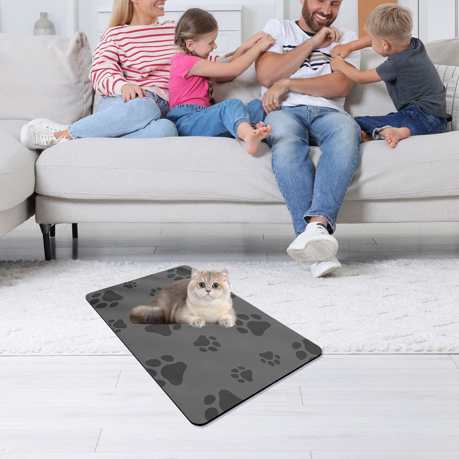 Mlkoz Bathroom mat Clearance, Cats Scratch Large-scale Grinding Claw ...