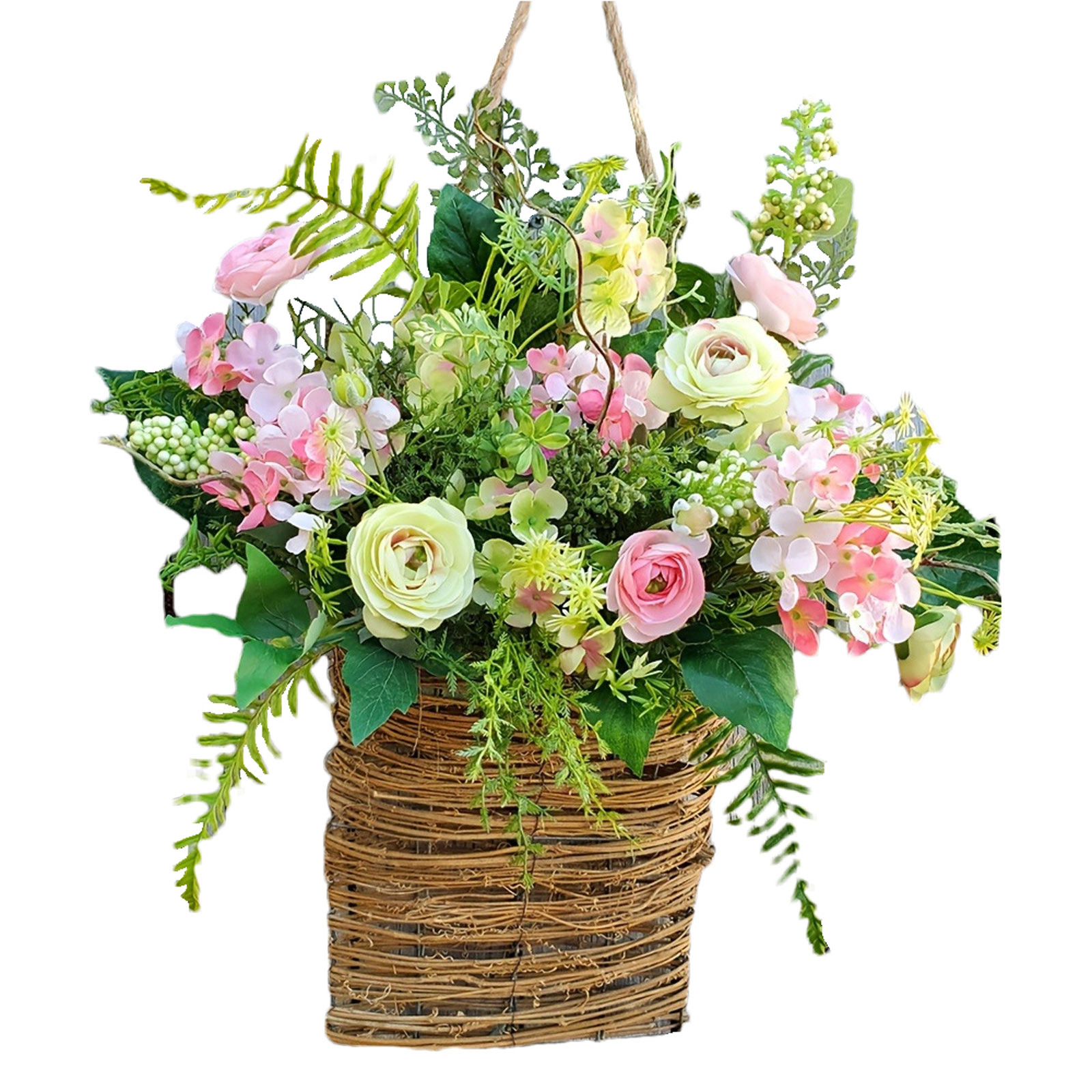 Mlkoz Garlands Decor, Spring And Summer Flower Garlands Front Door ...