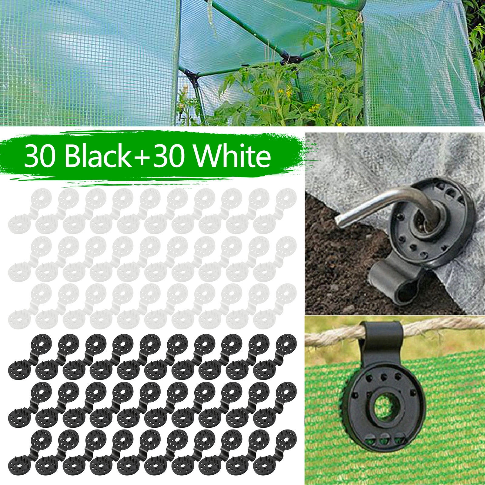 Mlkoz Home Decoration, Shade Cloth Heavy Duty Lock Grip, Round Plastic ...