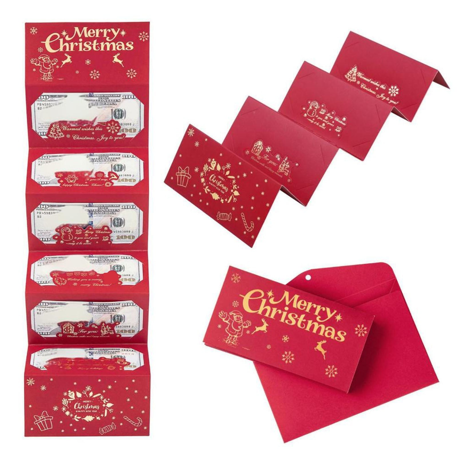 Mlkoz Home Improvement, Christmas Red Envelope 10 Cards Christmas ...
