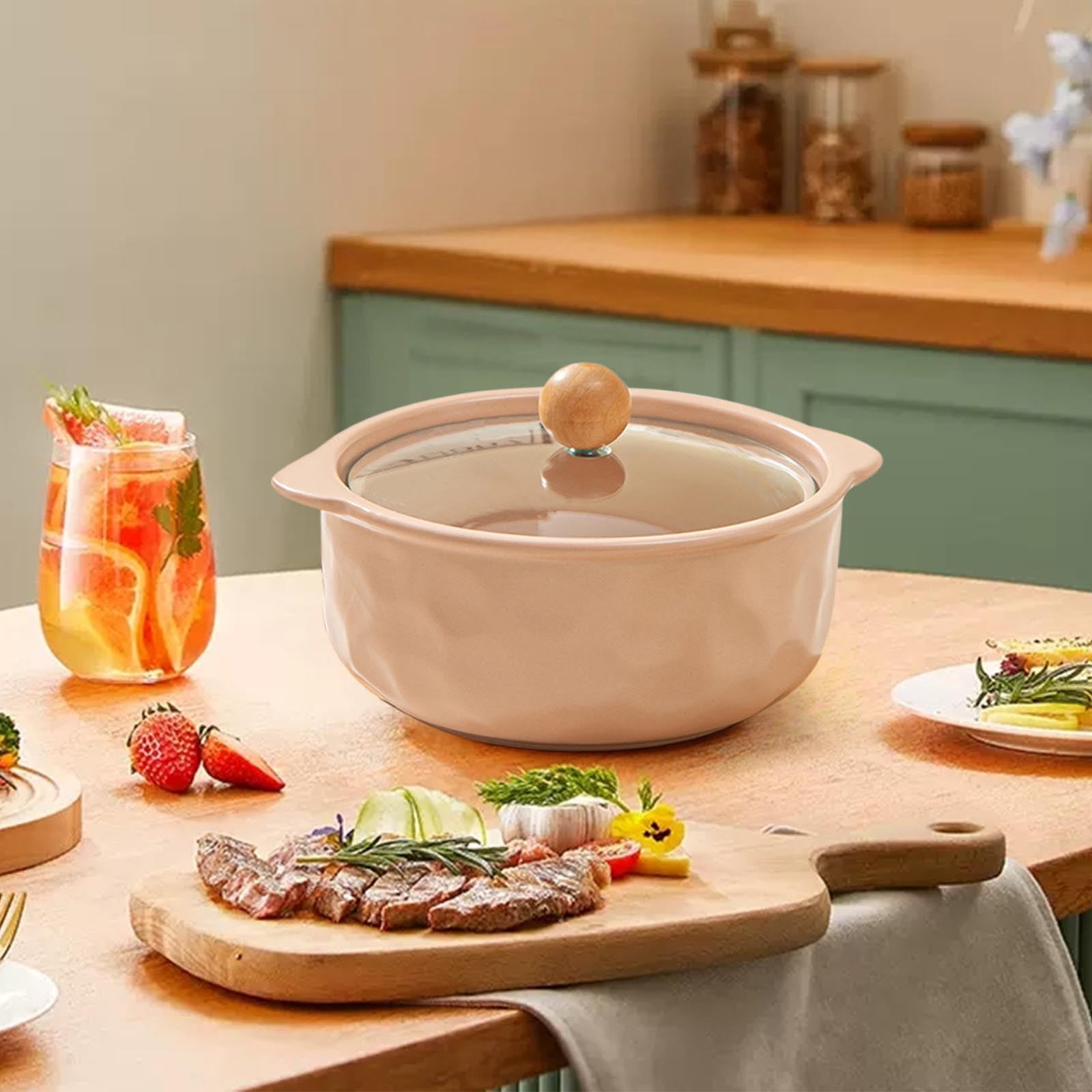 Mlkoz Hoom Accessories, Instant Bowl With Lid Can Enter Microwave Oven ...