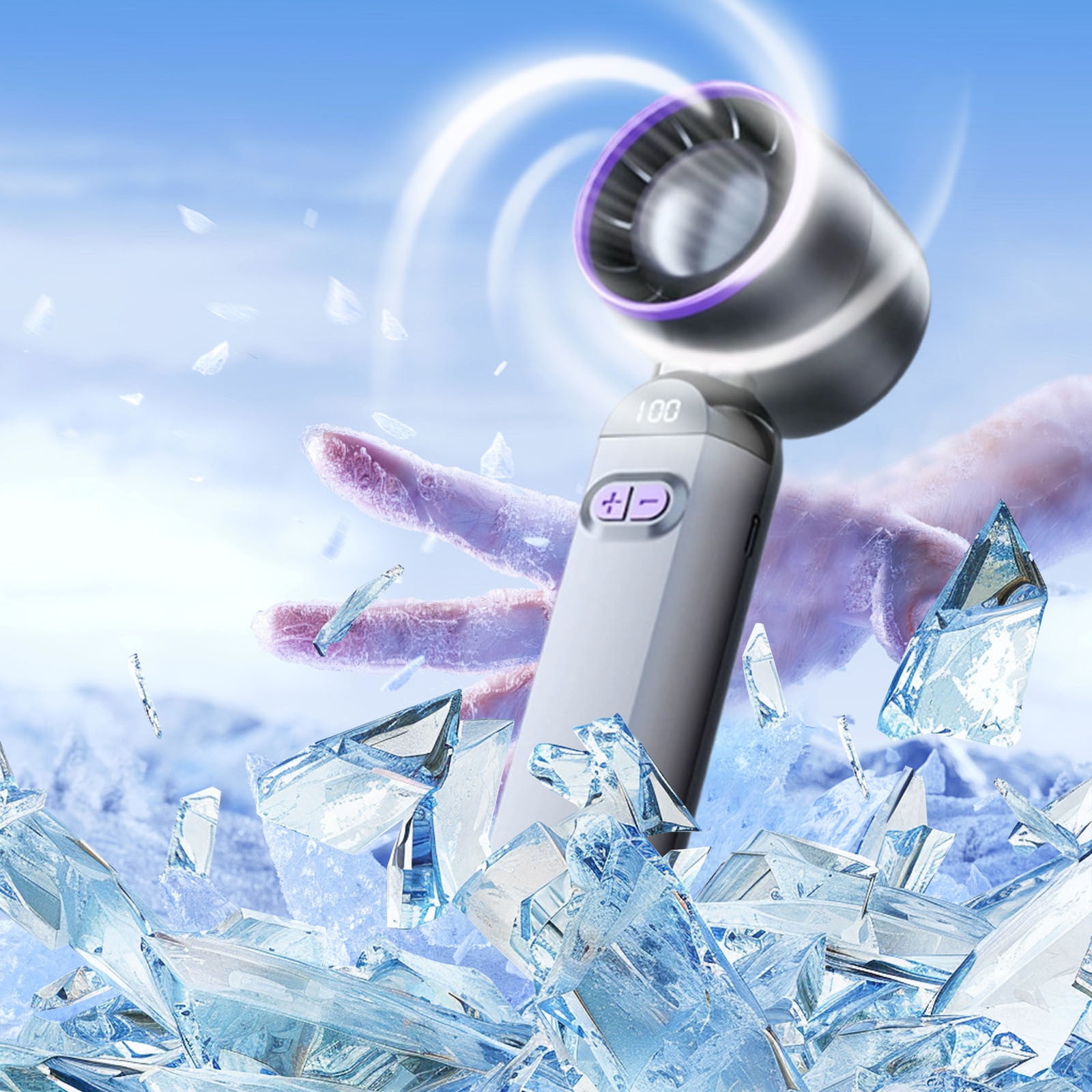 Mlkoz Tools for Home, 2025 Newly Handheld Fan Portable Quiet Strong Wind USBAdjustable ...