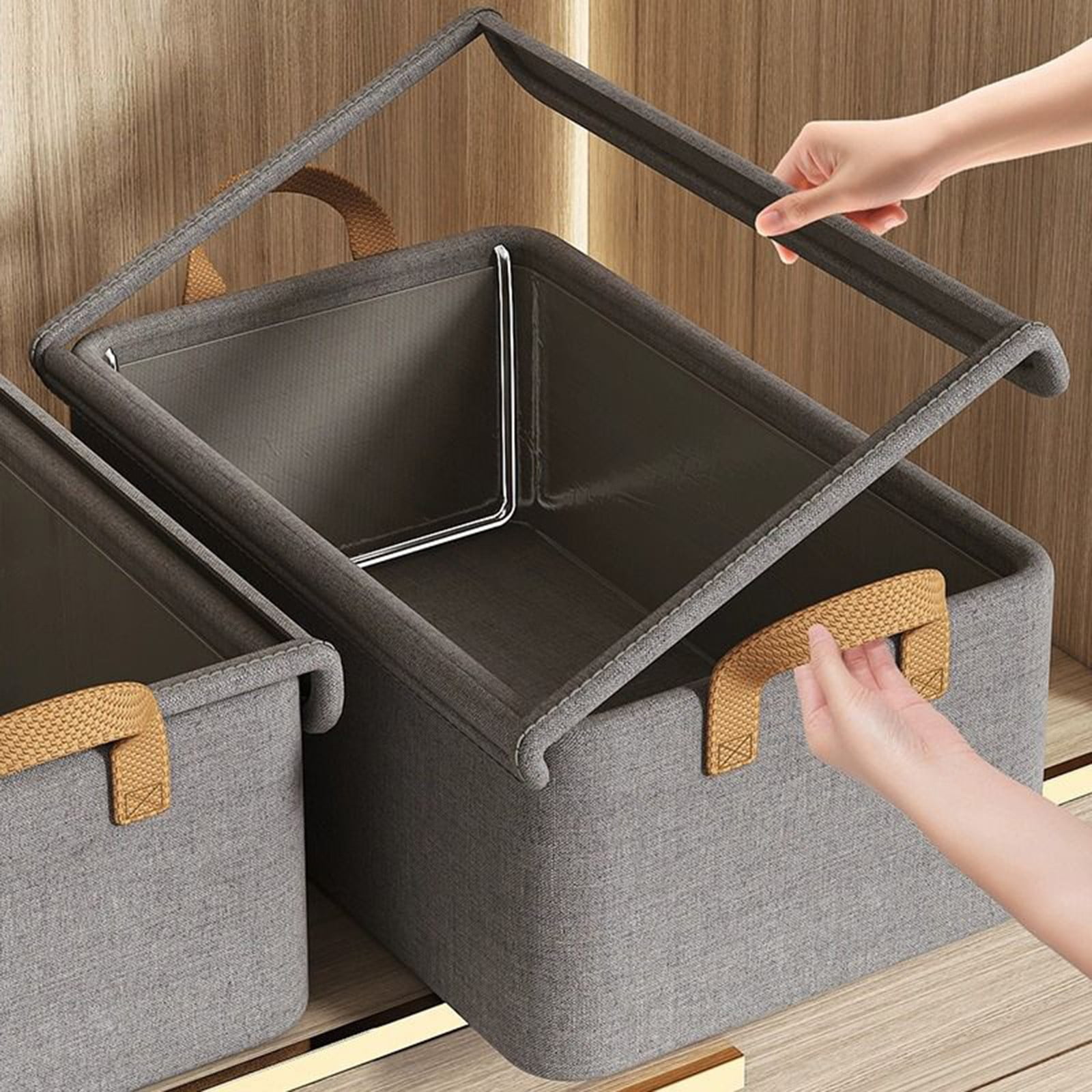 Mlkoz Other decoration Clearance, Storage Box With Lid For Clothes Trours Storage Box Dormitory ...