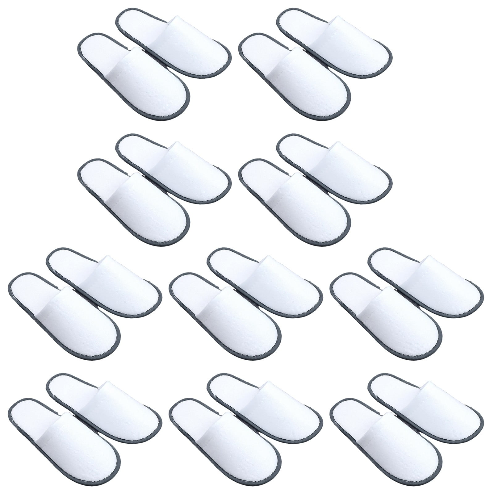 Mlless 10 Pairs Hotel Slippers Anti-slip Breathable Close Toe ...