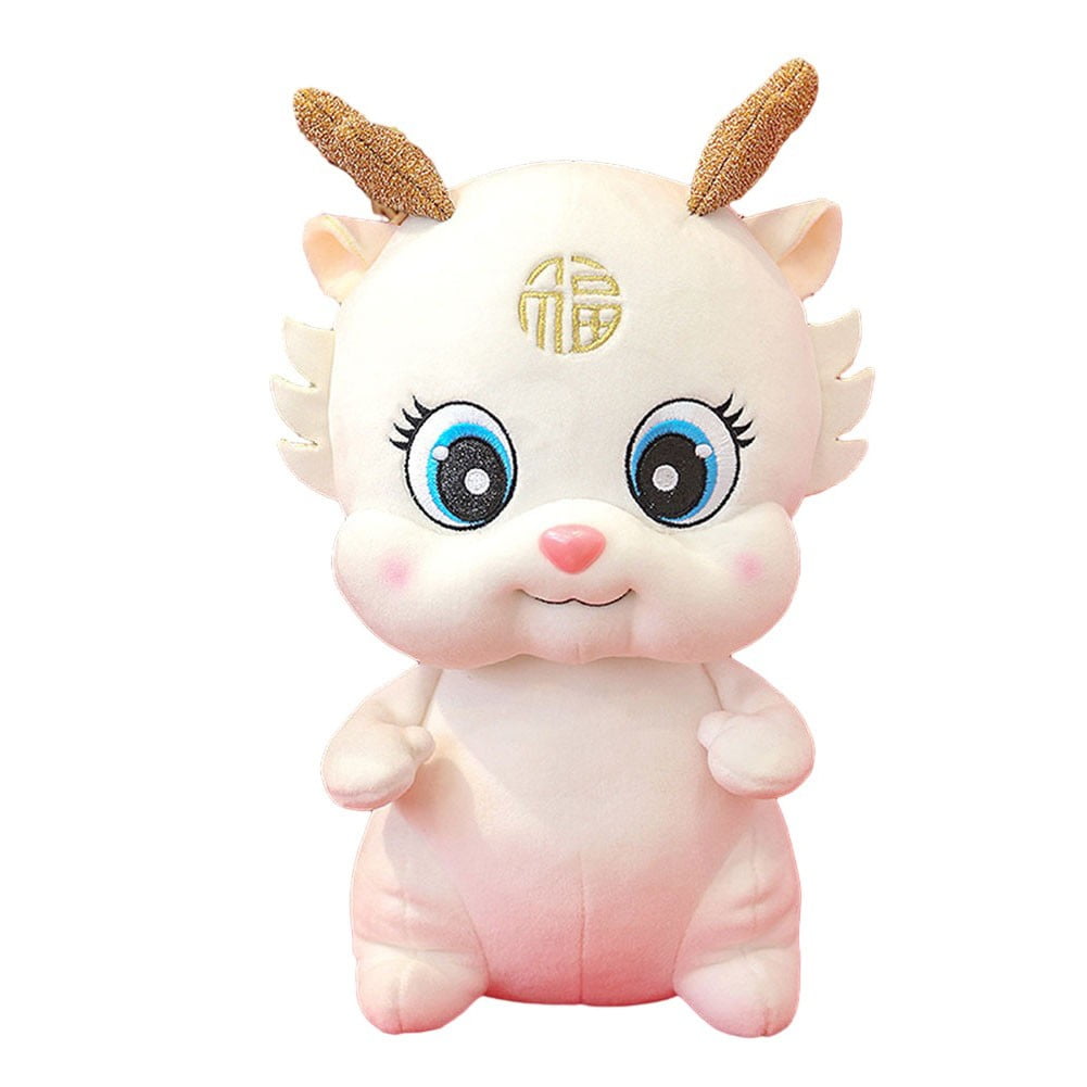 Mlless 1pcs 2024 Chinese New Year Mascot Dragon Dolls Cartoon Cute Baby ...