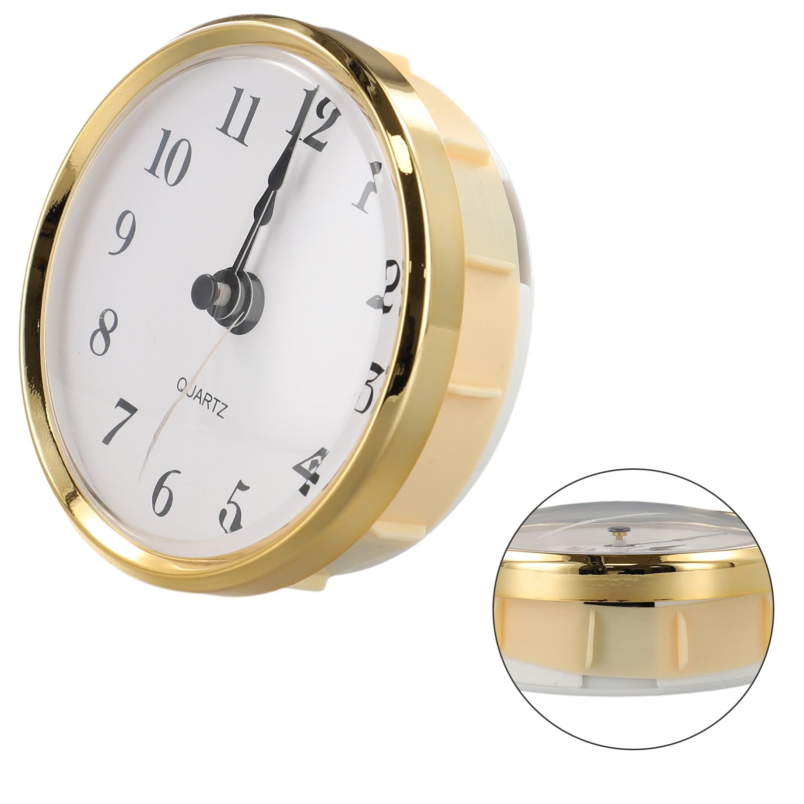 Mlless 1pcs 80mm Quartz Clock Inserts Movement Replacement Roman Arabic ...