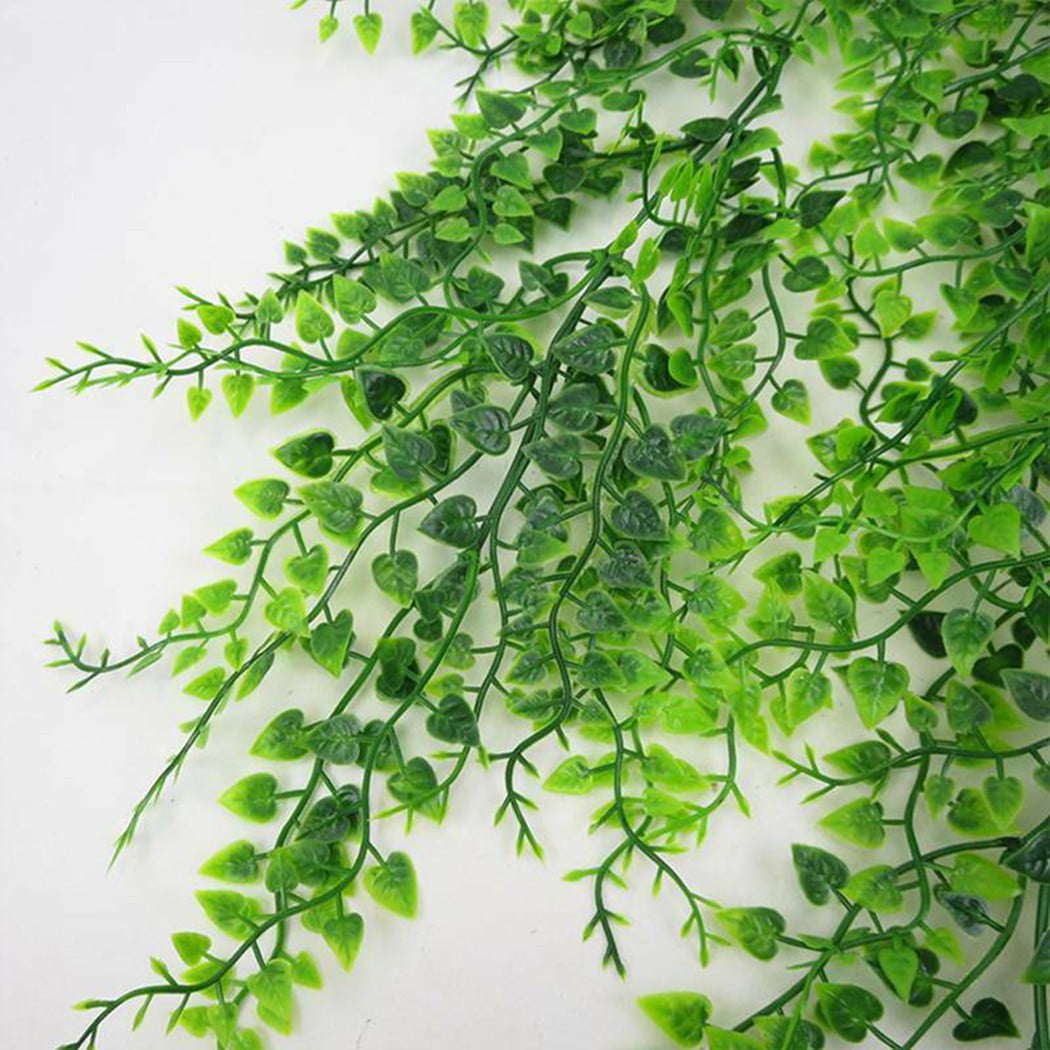 Mlless 2Pcs Artificial Trailing Garland Ivy Vine Leaf Greenery Plants ...