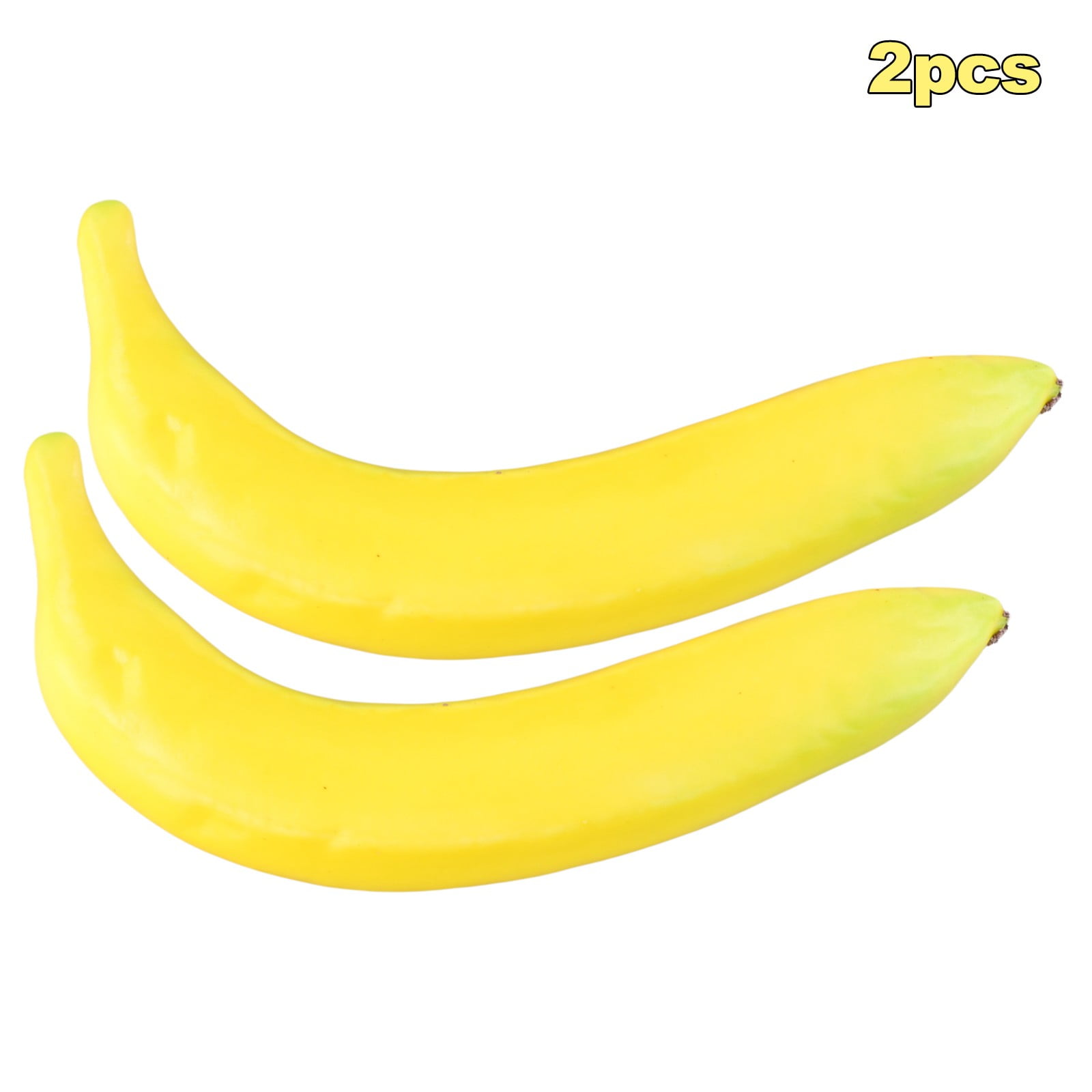 Mlless 2pcs Artificial Bananas Decorative Plastic Fake Fruit for Home ...