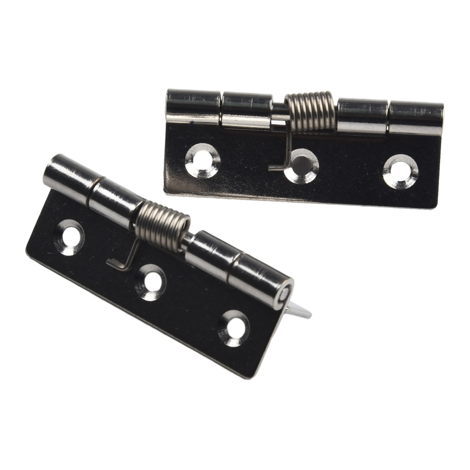 Mlless 2pcs Self Closing Stainless Steel Spring Door Hinge for Cabinets ...