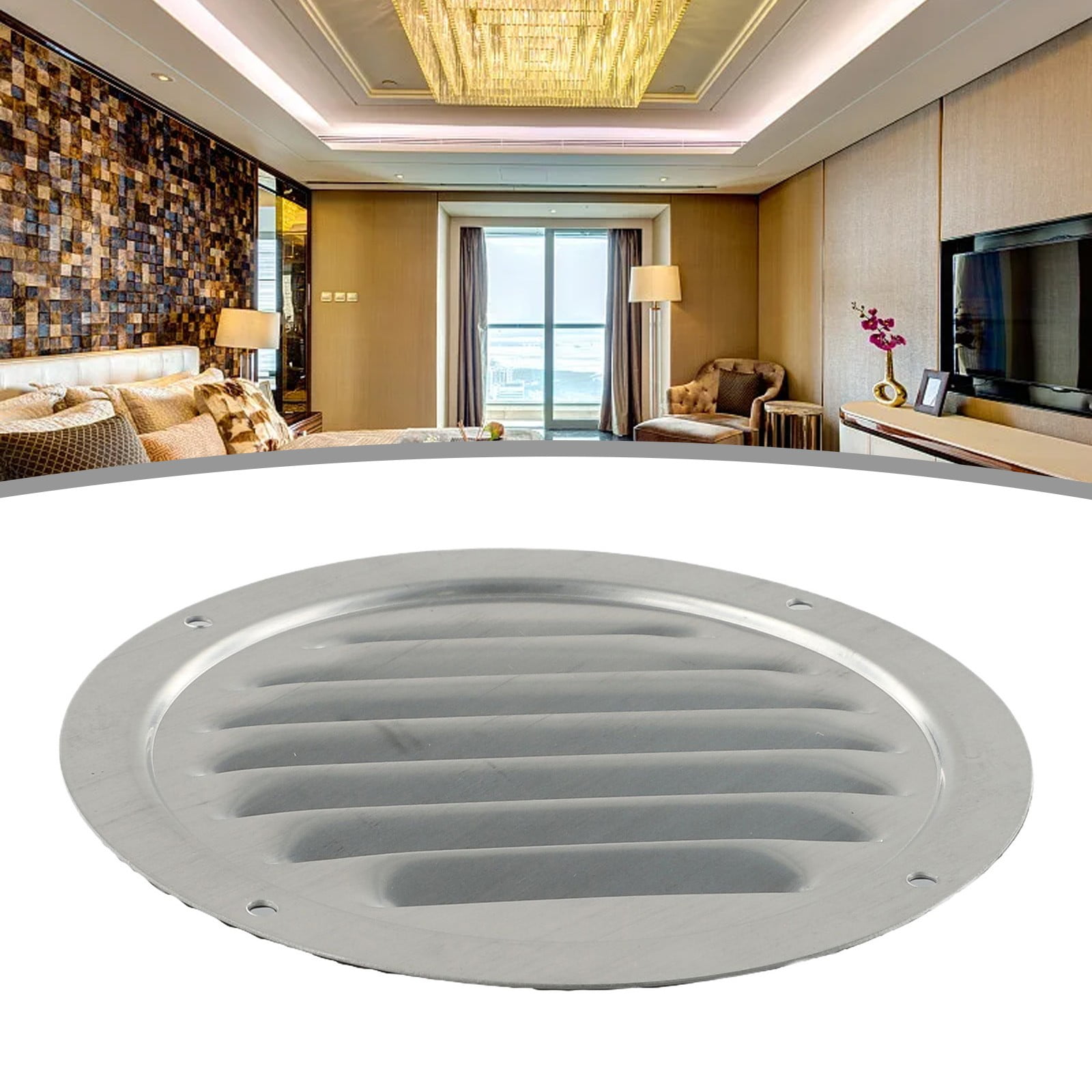 Mlless 316 Stainless Steel Louvre Air Vent Grille Cover for Duct ...