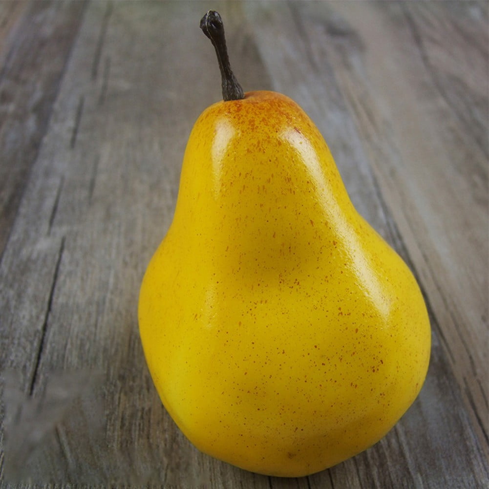 Mlless Artificial Pears - Realistic Fake Fruits for Home Decoration ...