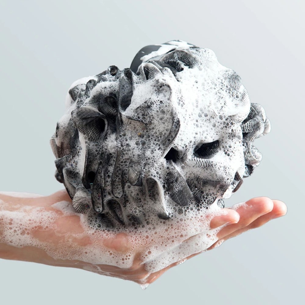 Mlless Black Large Bath Sponge for Exfoliating and Cleansing Body Wash ...