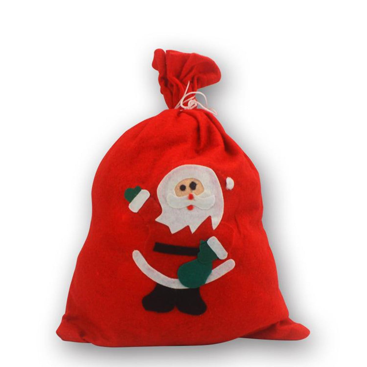 Mlless Christmas Santa Sack Stocking Decorations 2025 Red Xmas Present ...