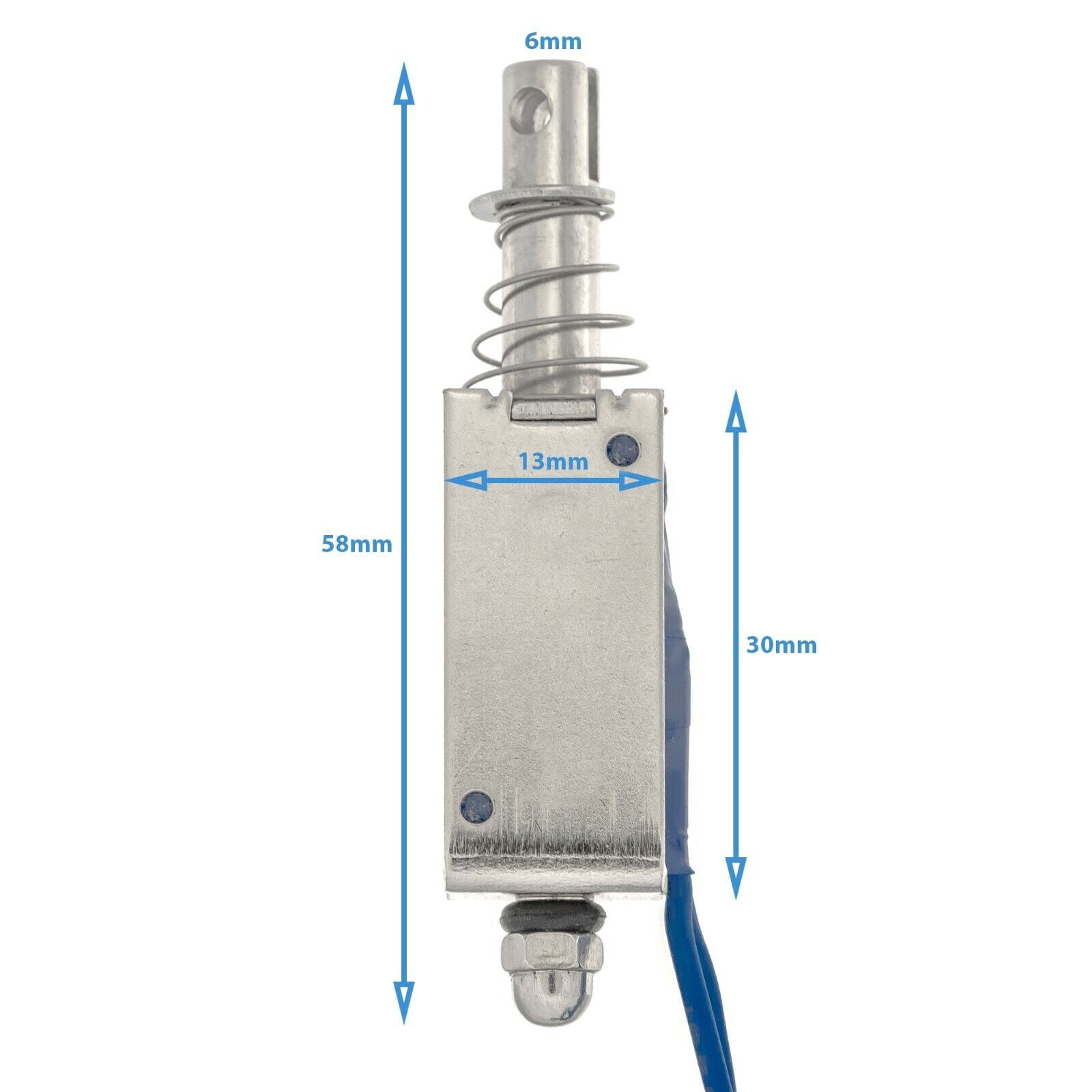 Mlless DC 24V 10mm Electric Release Solenoid Latch Lock Catch for ...