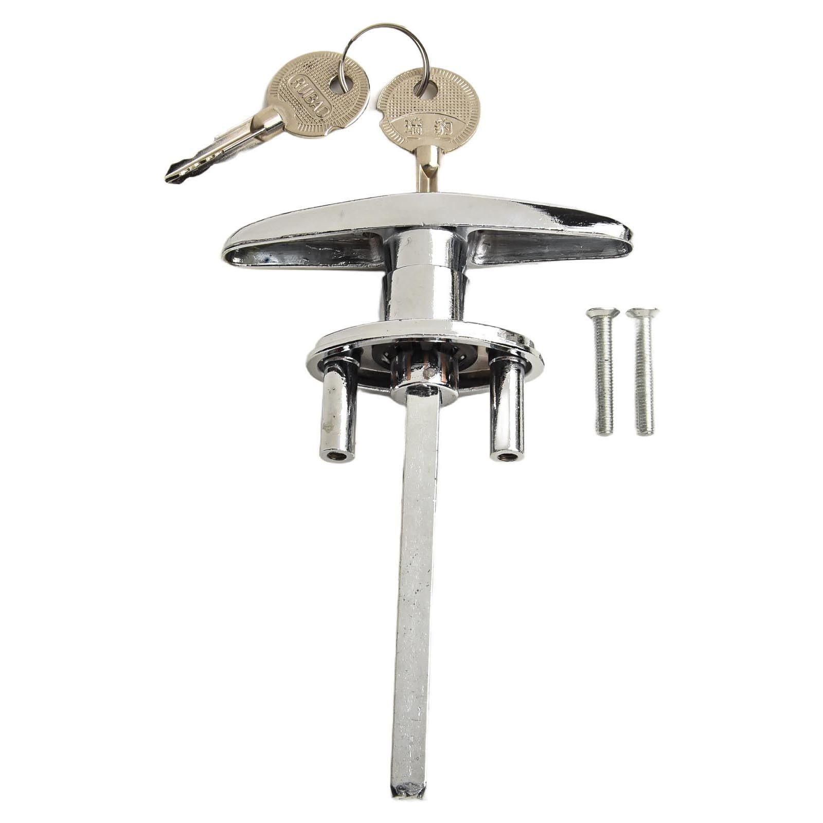 Mlless Garage Door Lock T Handle Replacement with 2 Keys for 1 3/8 to 2 ...