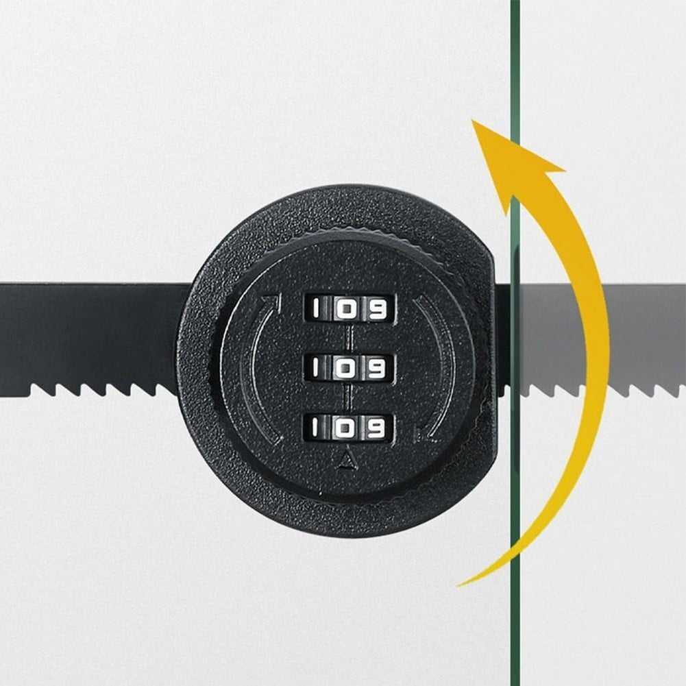 Mlless Glass Sliding Door Password Lock for Storage Display Cabinet ...