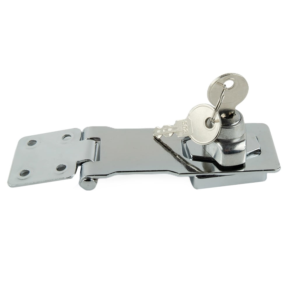 Mlless Heavy Duty Locking Hasp and Staple with Keys for Cabinets and ...