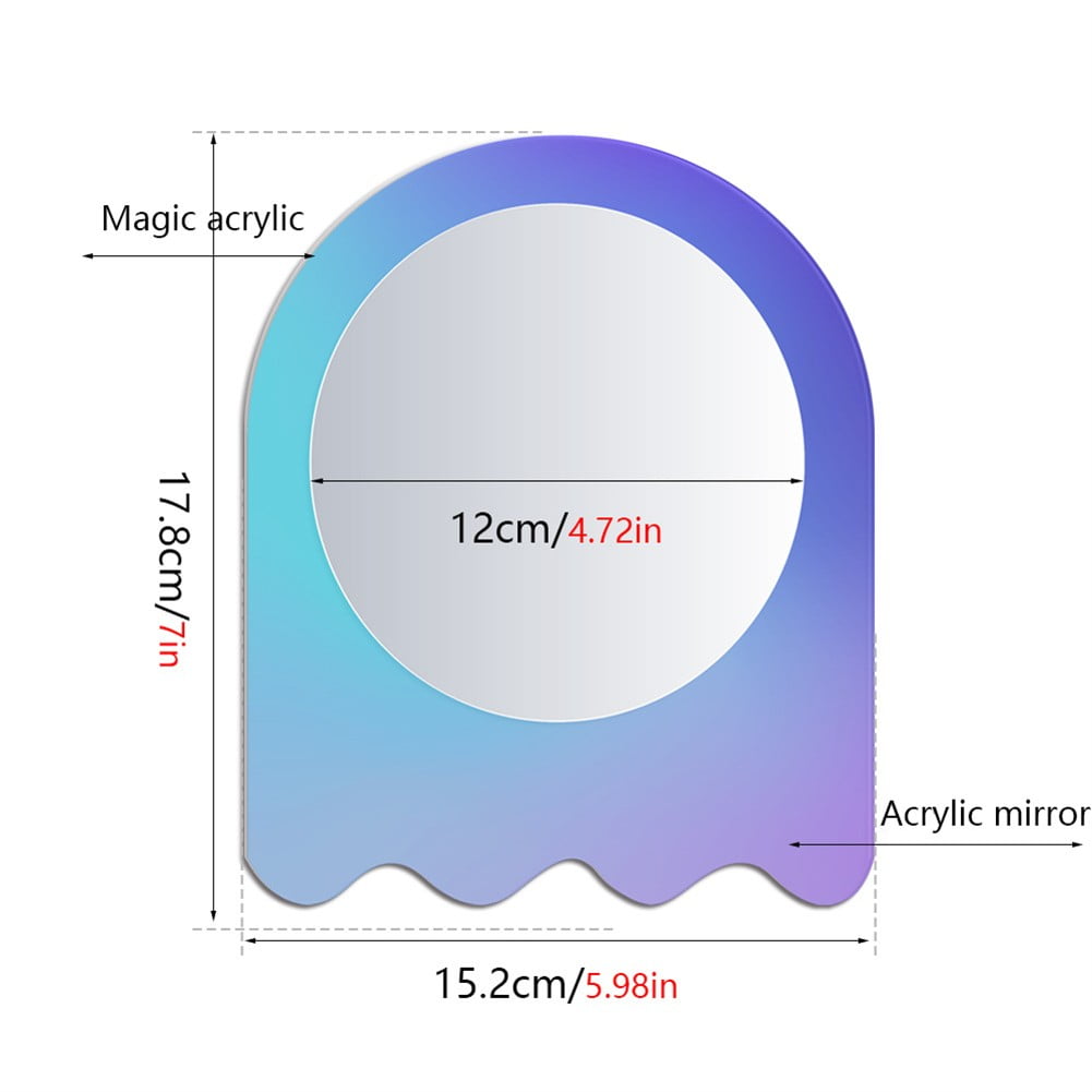 Mlless High Quality Magnetic Locker Mirror Portable Rectangular Hanging ...
