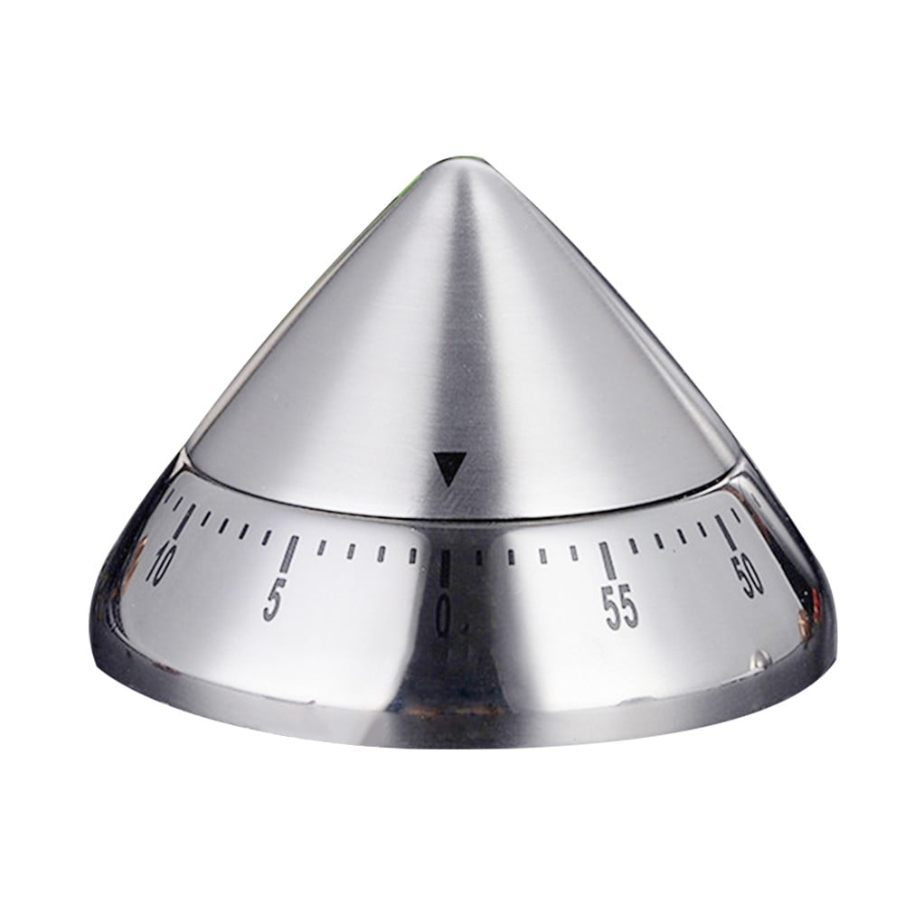 Mlless Kitchen Timer Stainless Steel Mechanical Rotating Alarm 60min ...