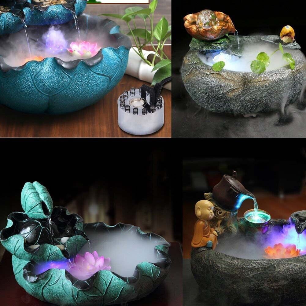 Mlless Landscape Fog Machine for Fountains and Pools with 12 Lights ...