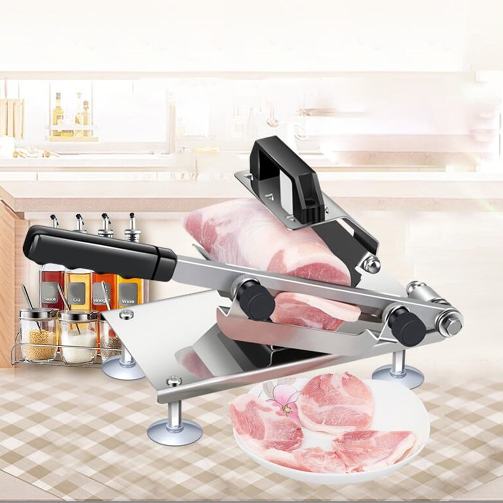 Mlless Manual Meat Slicer Adjustable Vegetable Cutter for Beef and ...