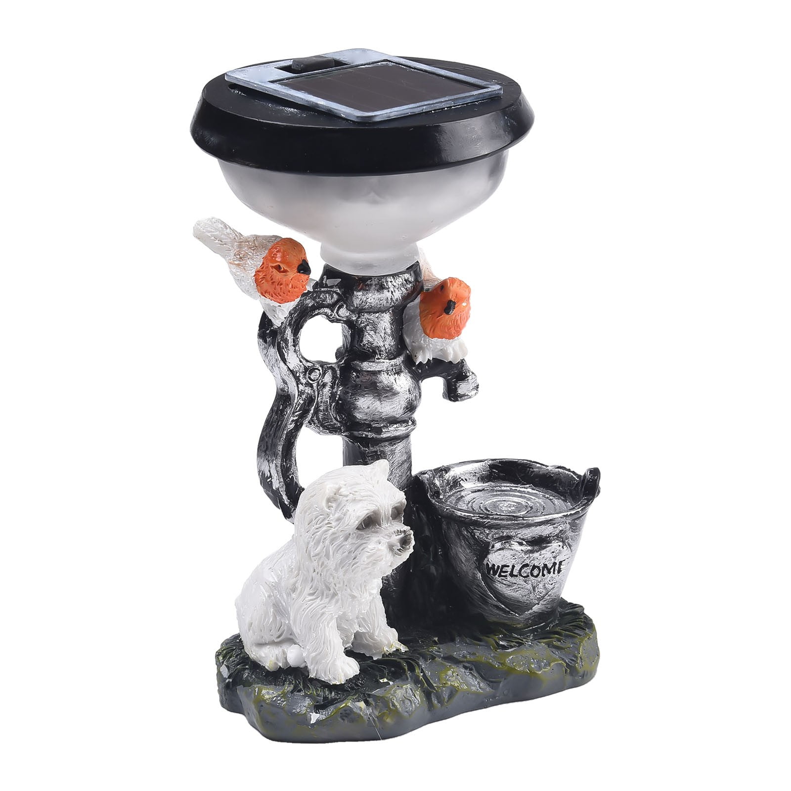 Mlless Outdoor Garden Dwarf Statue-resin Statue Lighting Rabbit ...