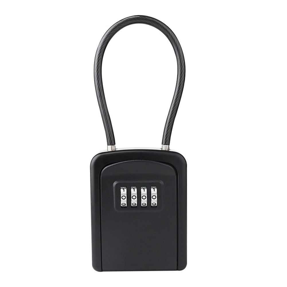 Mlless Outdoor Key Safe Lock Box for Storage, Full Metal Key Holder ...