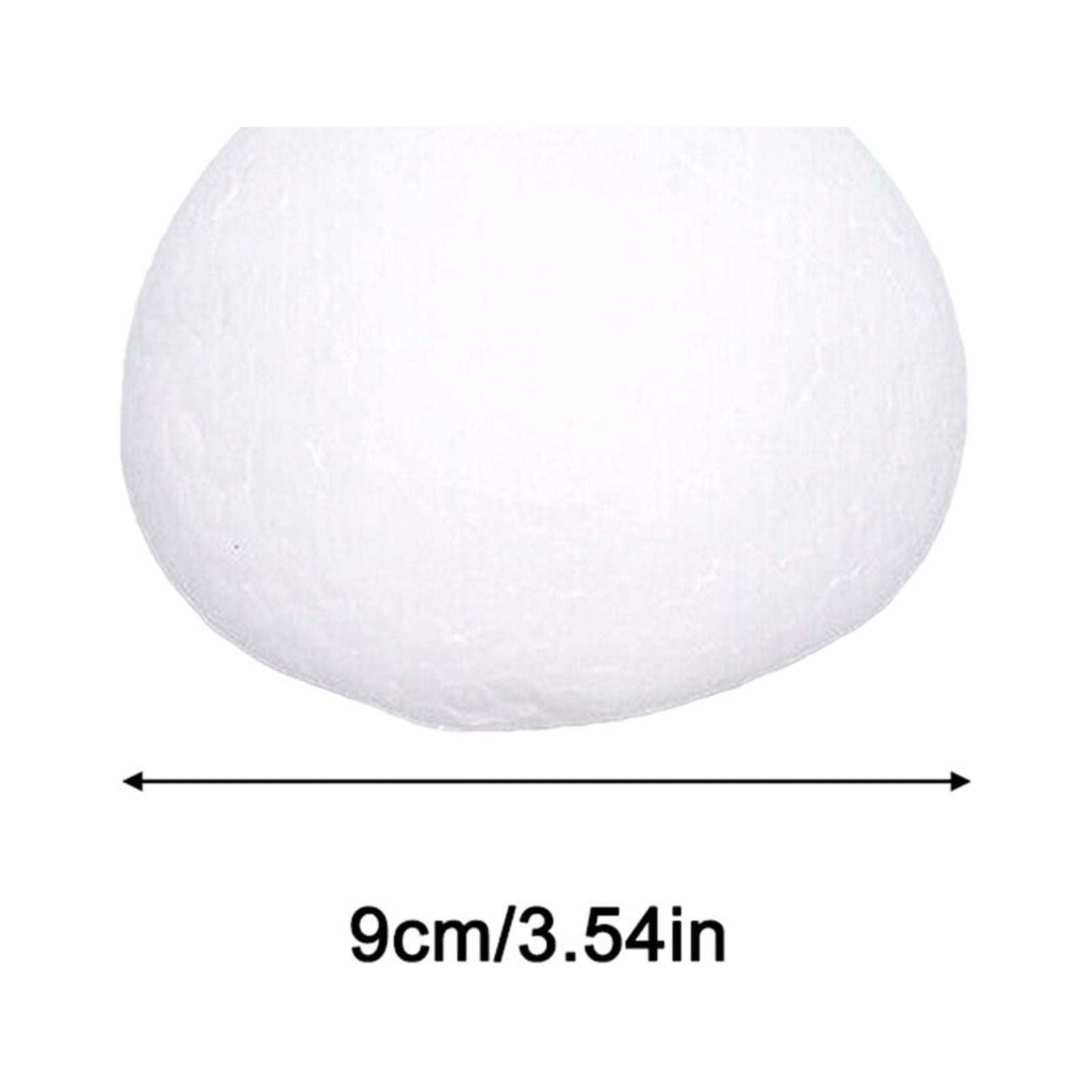 Mlless Polystyrene Foam Ball for Crafts - White Round Hemisphere Ball 7 ...