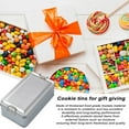 Mlless Rectangular Tinplate Storage Tins for Cookies, Tea, and Pastries with Lids - Walmart.com
