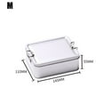 Mlless Rectangular Tinplate Storage Tins with Lids for Cookies and Tea - Walmart.com