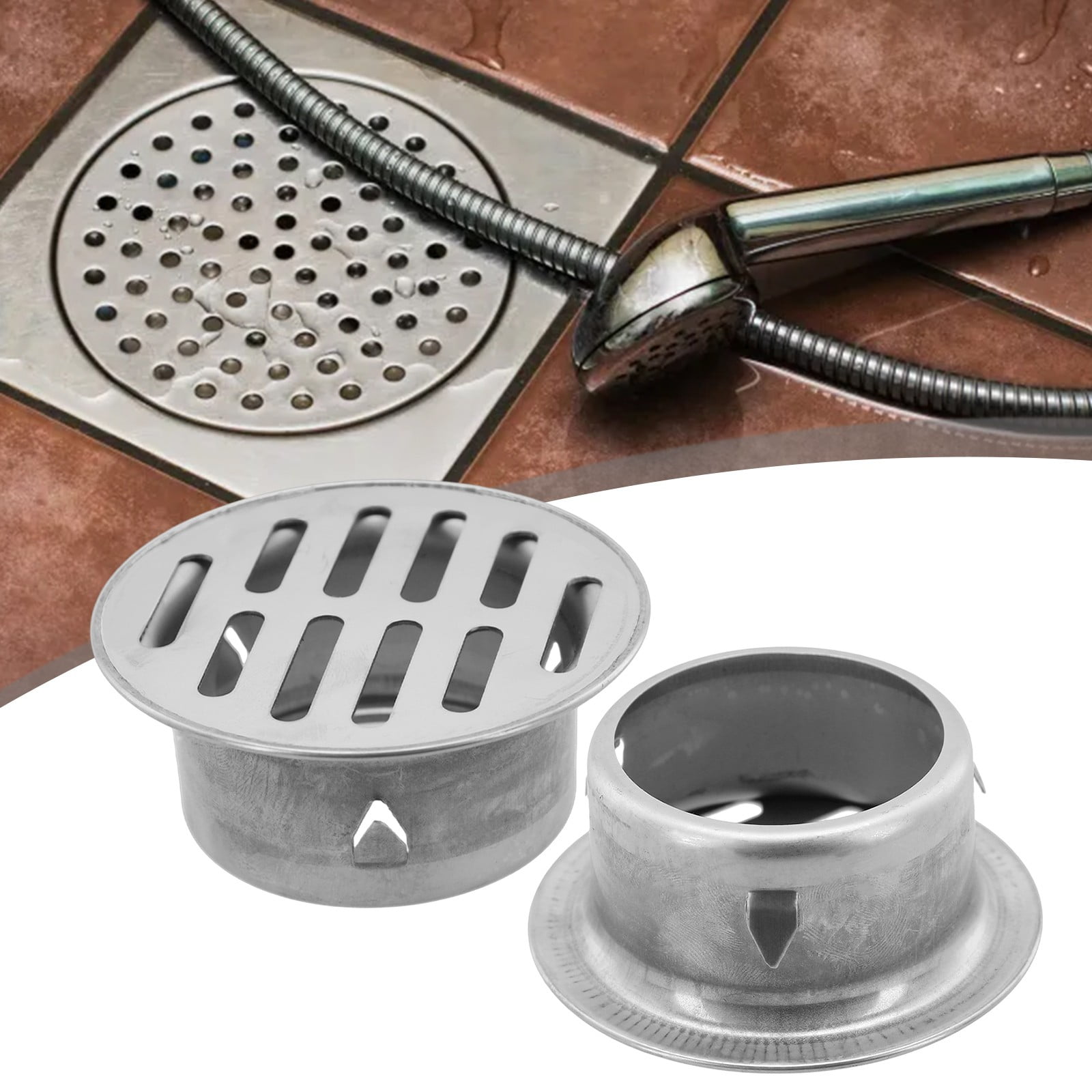 Mlless Stainless Steel Balcony Drainage Round Floor Drain Cover for ...