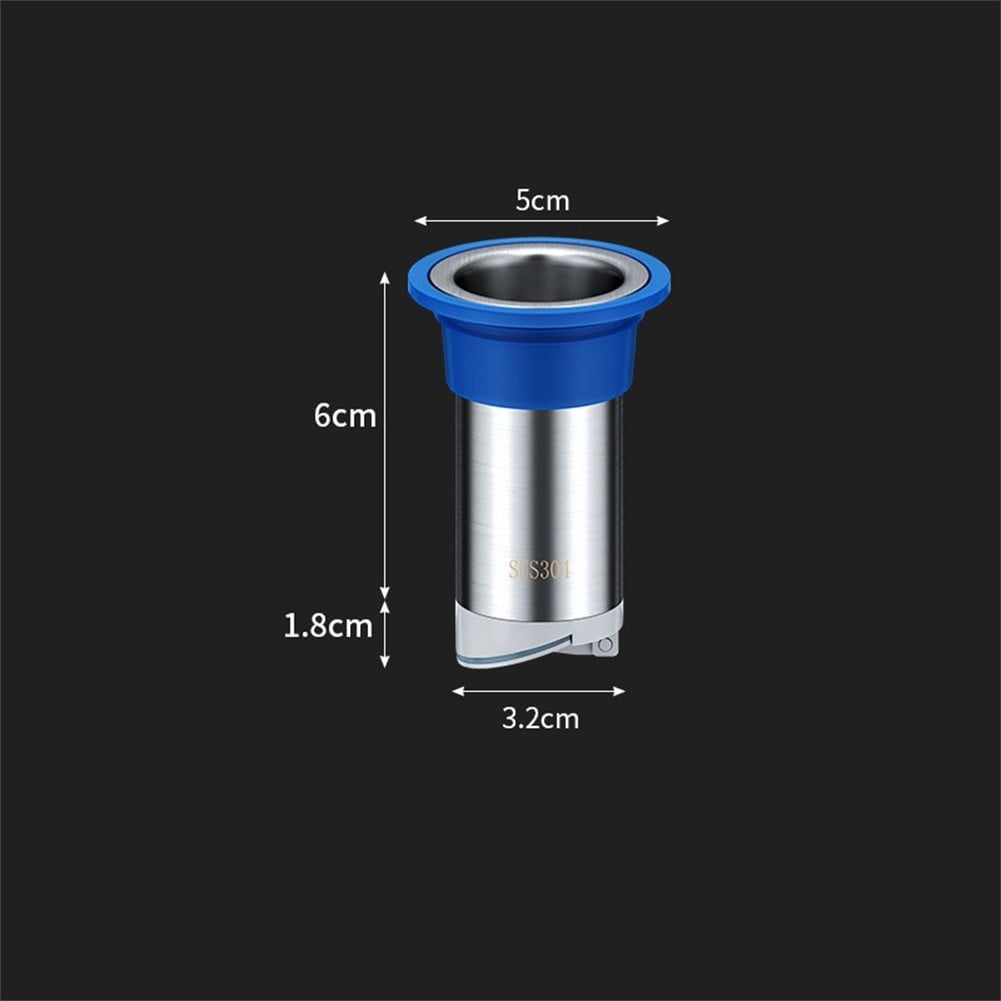 Mlless Stainless Steel Extension Tube Floor Drain Core Anti-Odor Sewer ...