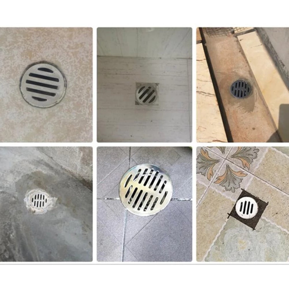 Mlless Stainless Steel Round Floor Drain Cover for Balcony and Outdoor ...