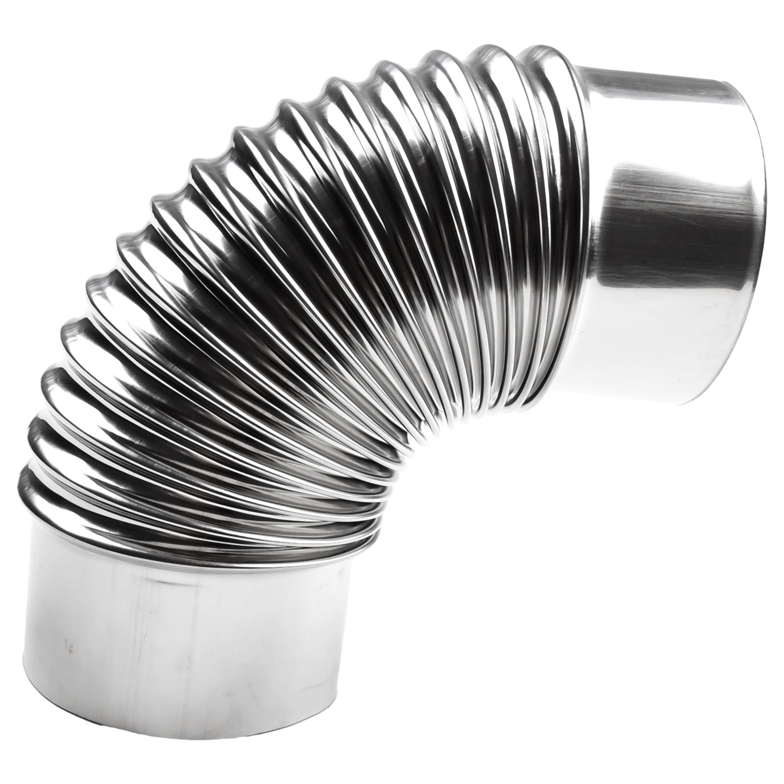 Mlless Stainless Steel Stove Flue Pipe Elbow for Ventilation and BBQ ...