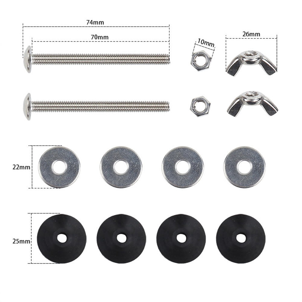 Mlless Toilet Cistern to Toilet Pan Fixing Kit with Sealing Bolts for ...