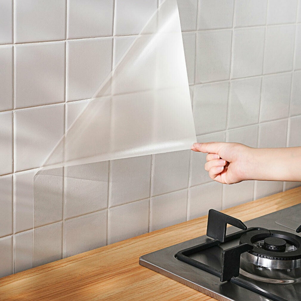 Mlless Transparent Wall Protection Film for Kitchen, Bathroom, and ...