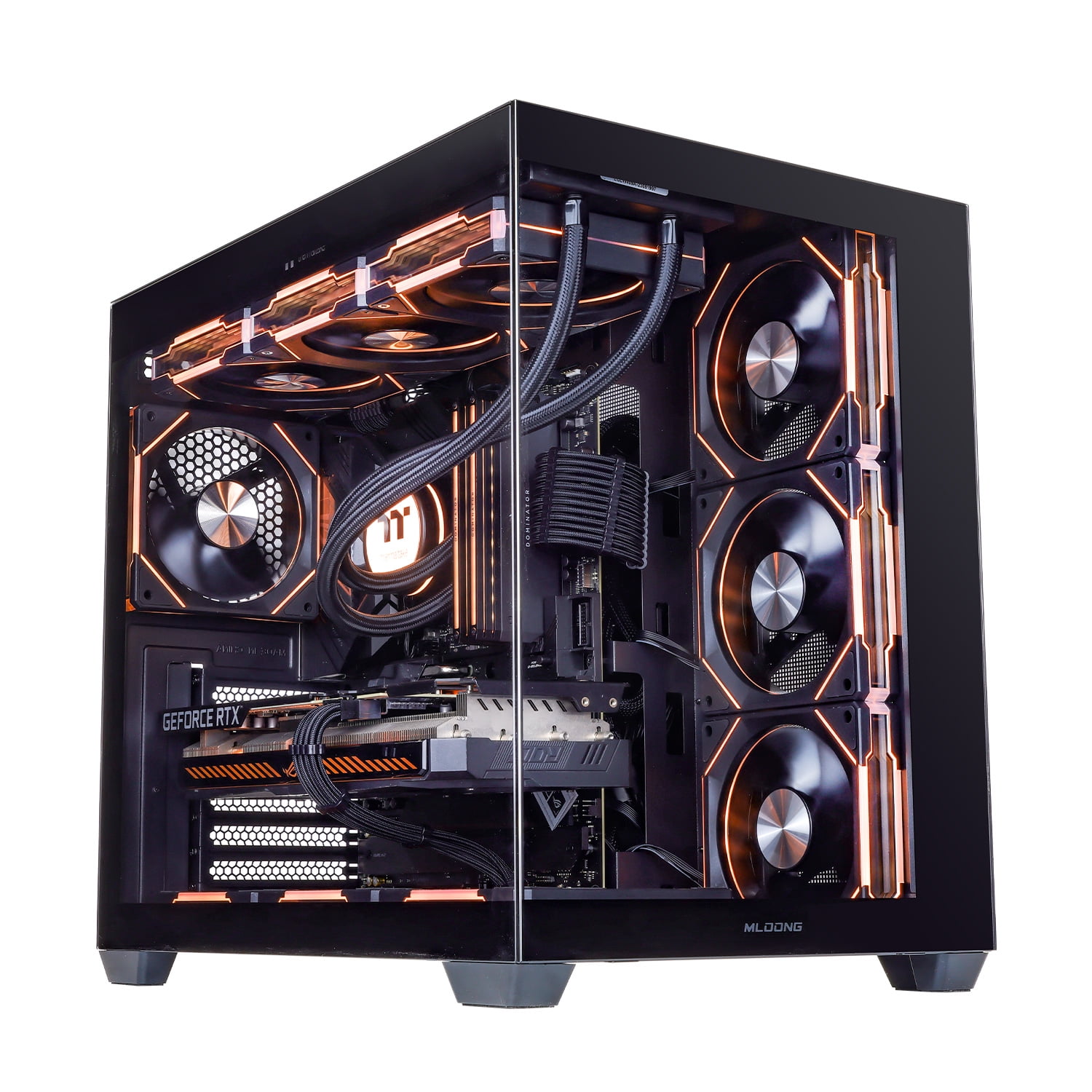 Mloong Gaming PC Desktop AMD Ryzen 7 8700F CPU, GeForce RTX 4060 Ti ...