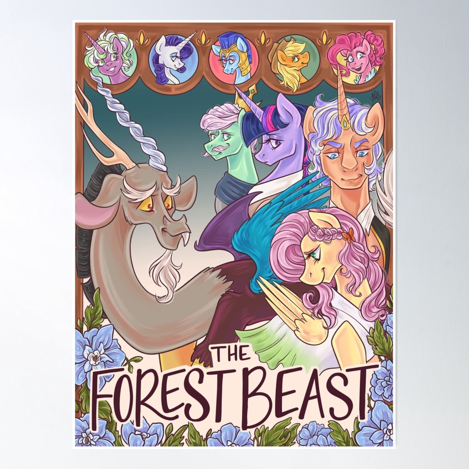 Mlp: The Forest Beast Poster Wall Art, Modern Wall Decor, 8x12 UNFRAMED ...
