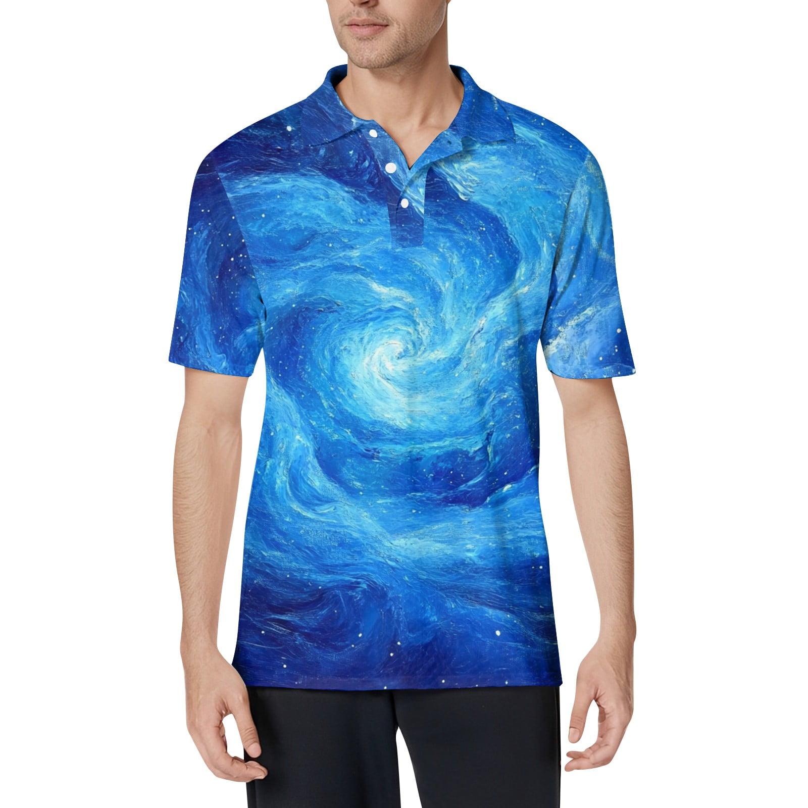 Mlqidk Golf Polos for Men Short Sleeve Classic Fit Button Down Polos ...