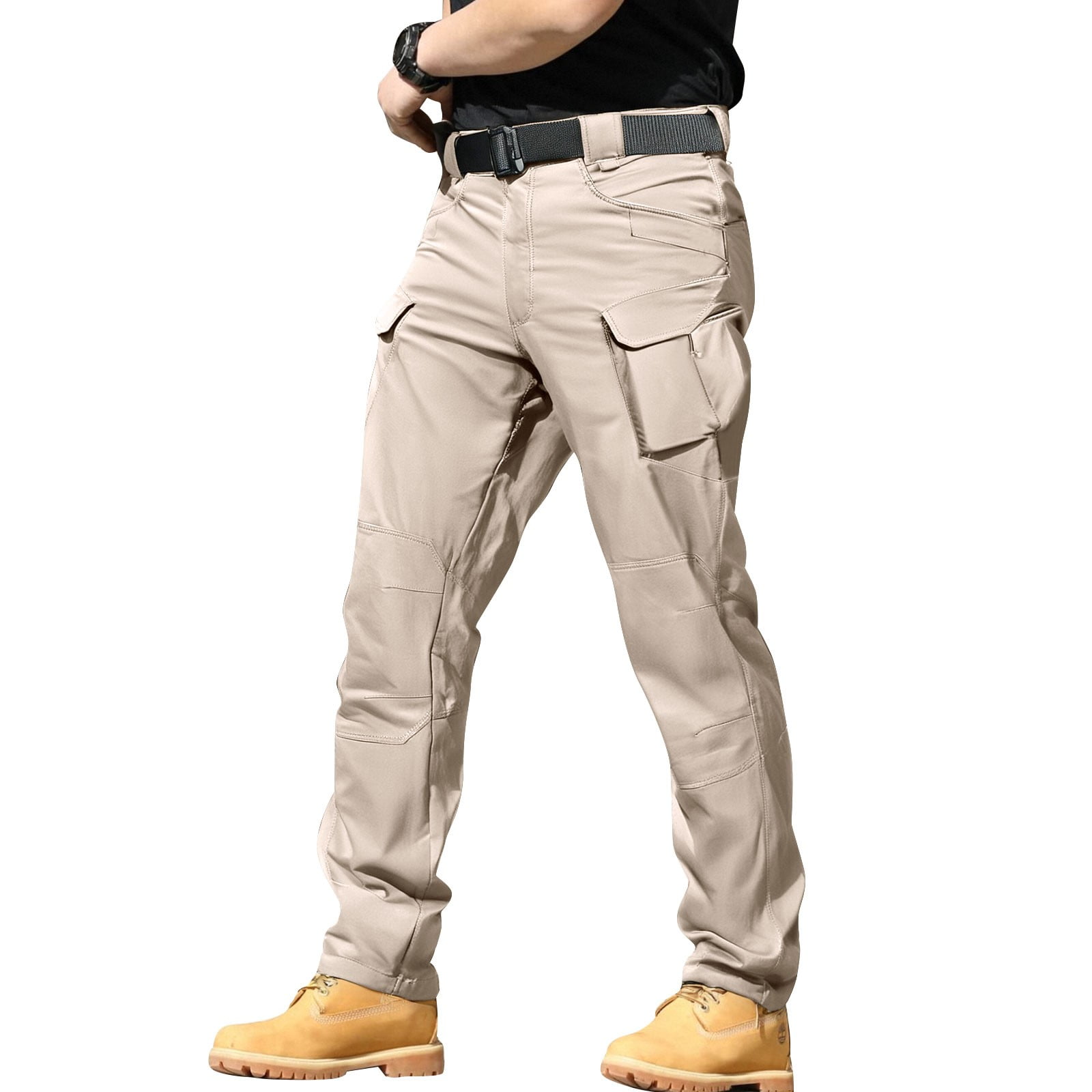 Mlqidk Men's Military Cargo Pants Resistant Ripstop Lightweight Hiking ...
