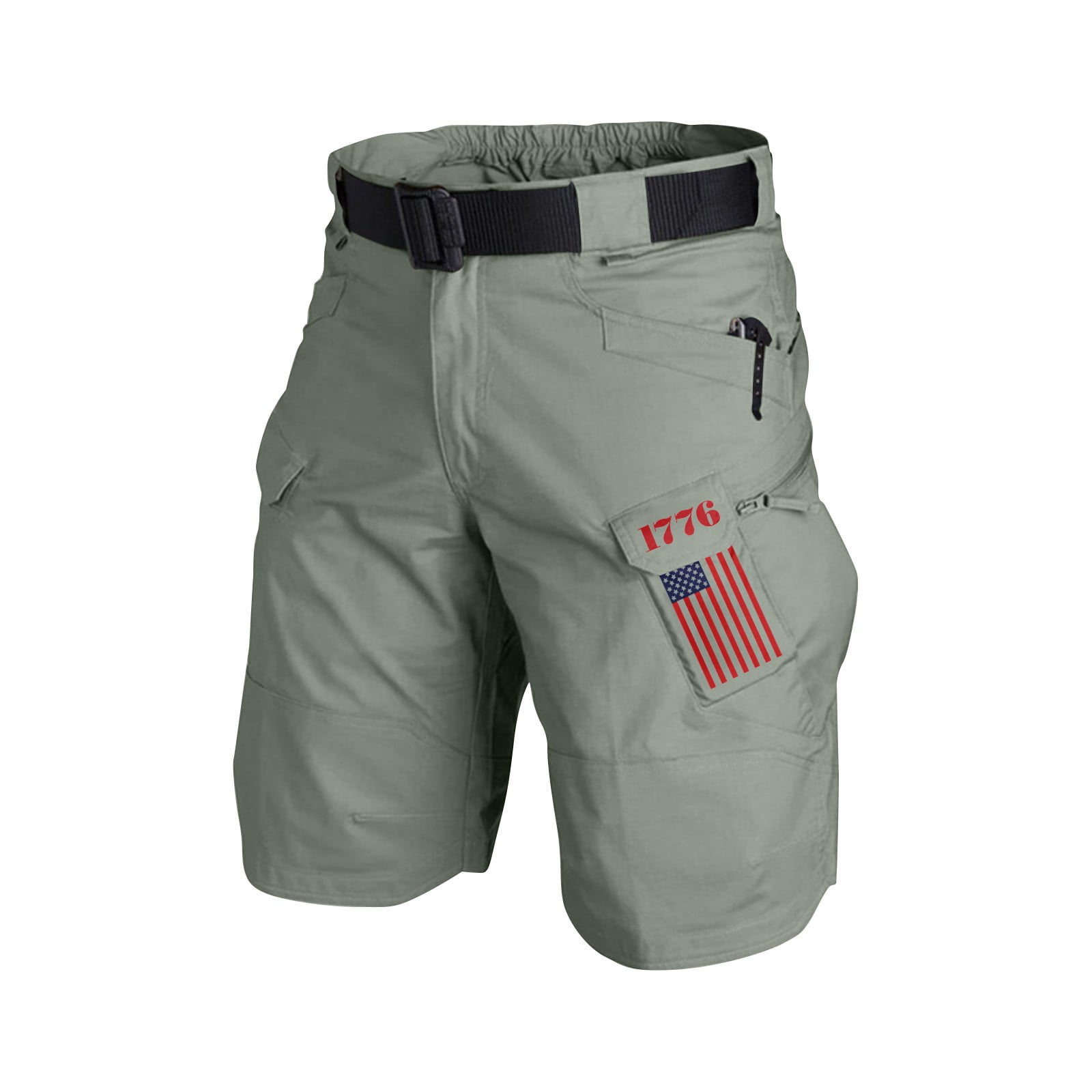 Mlqidk Men's Stretch Tactical Cargo Shorts Drawstring Waist Casual ...