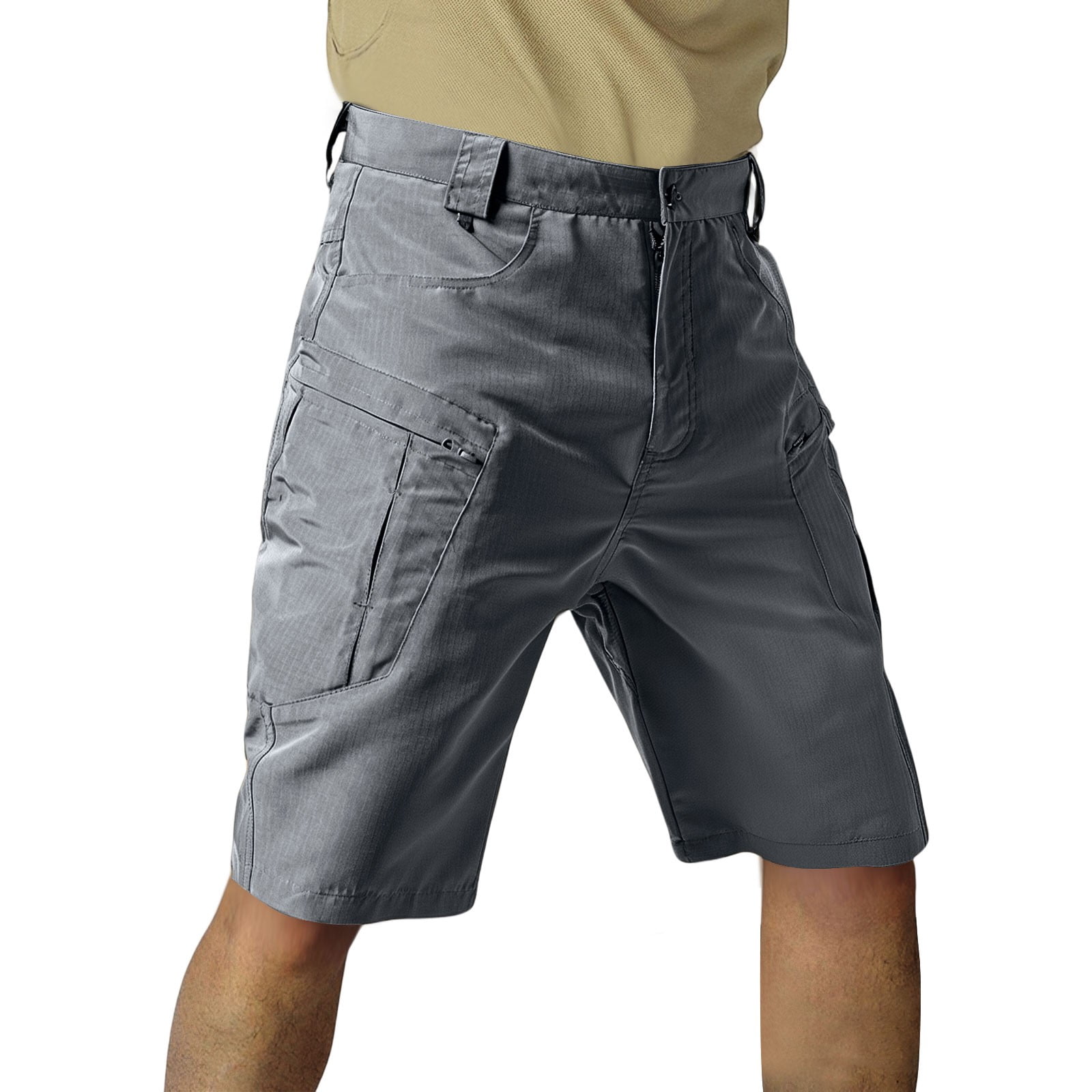 Mlqidk Mens Tactical Cargo Shorts Water Resistant Ripstop Quick Dry ...