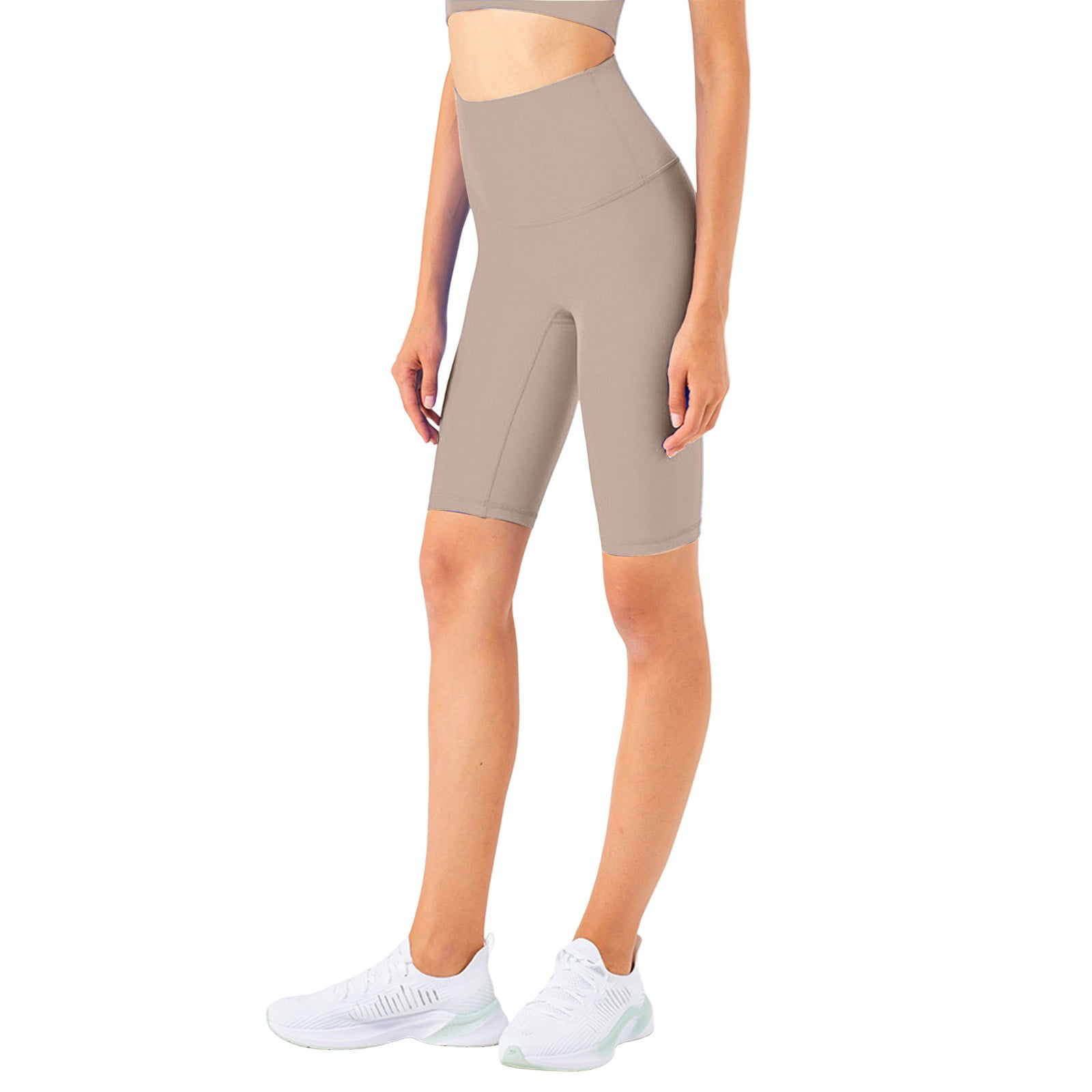 Mlqidk Seamless Shorts for Women Under Dress Summer - 8" High Waisted ...